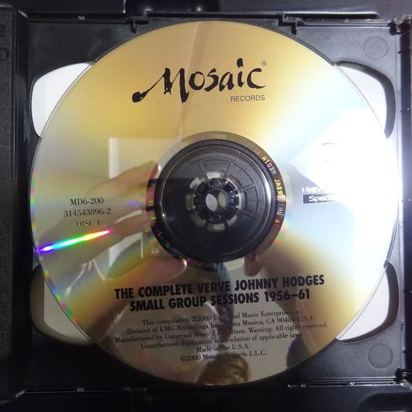 13009100; US盤/MASAIC/6CD BOX SET/美盤/盤一部 THE COMPLETE VERVE JOHNNY ...