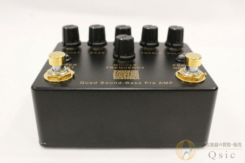 超 Freedom Custom Guitar Research Quad Sound Bass Preamp SPBP-01 限定ブラック ...