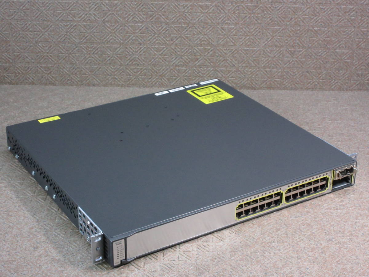 Cisco / シスコ / Catalyst 3750-E Series / WS-C3750E-24TD-S V03 / CVR-X2 ...