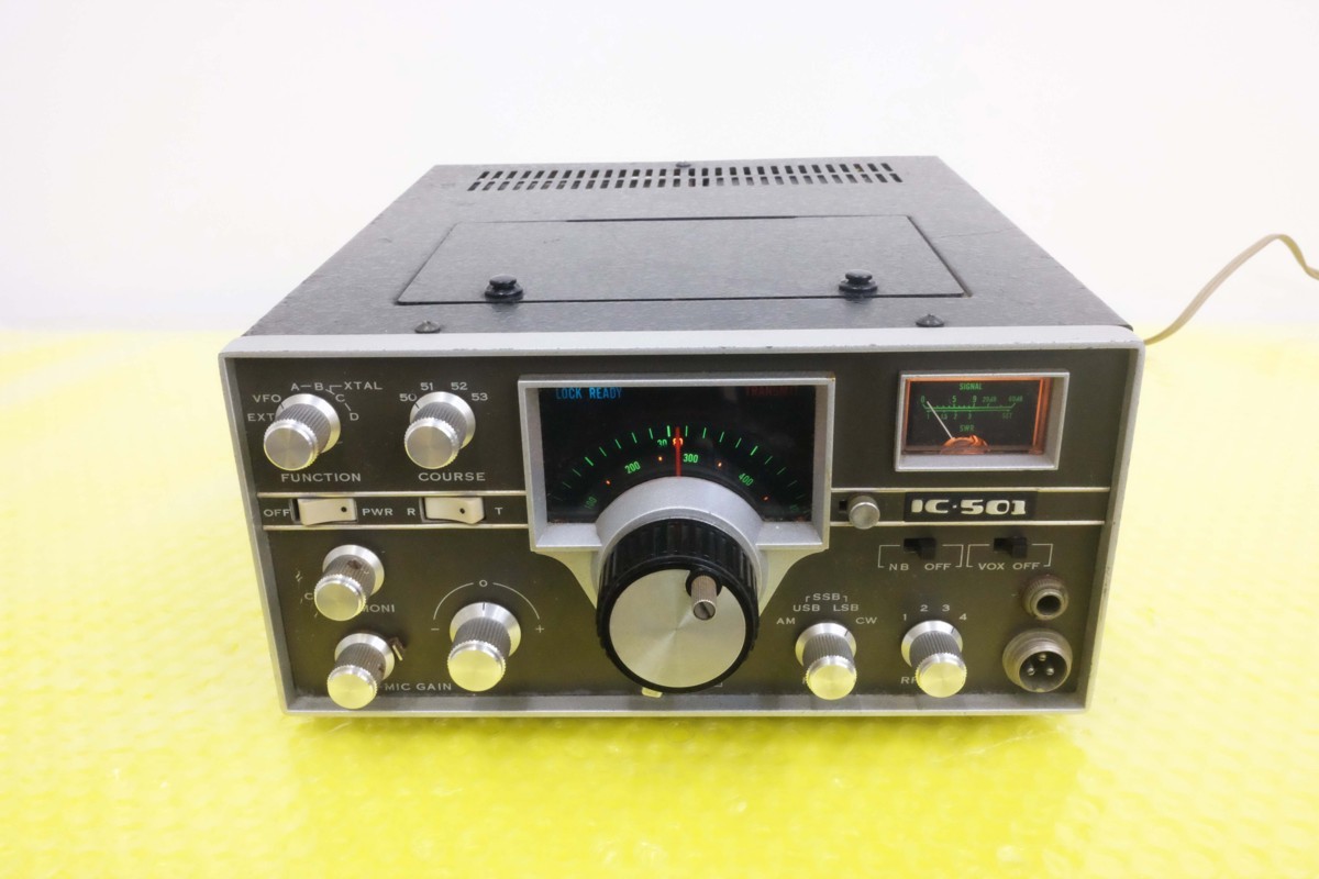 IC-501 ICOM 昭和49年 50MHz SSB AM CW 10W 部品取りに(固定)｜売買されたオークション情報、yahooの商品 ...