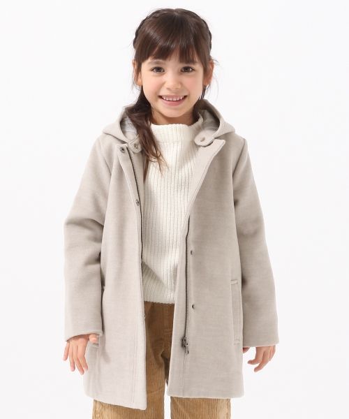 GLOBALWORK グローバルワーク ライトウォーム2wayコート ライトグレー XLサイズ120 130㎝(120（115～124cm）)｜売買されたオークション情報、yahooの商品情報 ...