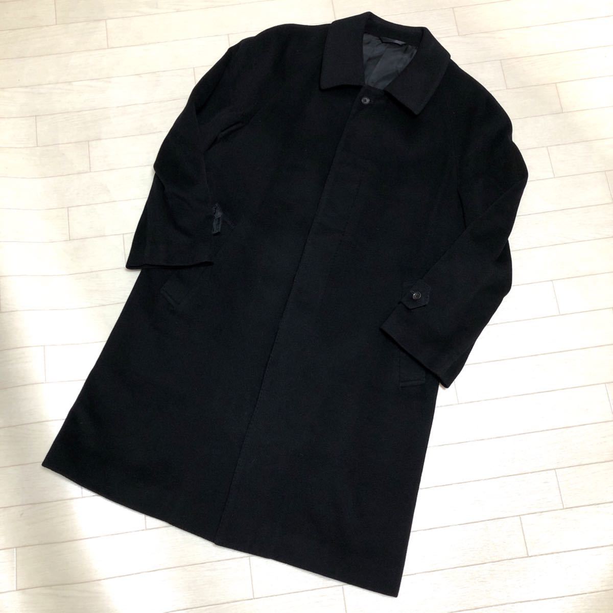 580 カシミヤ 100% INTIMAGE インティメージ ステンカラーコート 比翼 カシミア A4 A165 メンズ ブラック(ステンカラーコート)｜売買されたオークション情報、yahoo ...