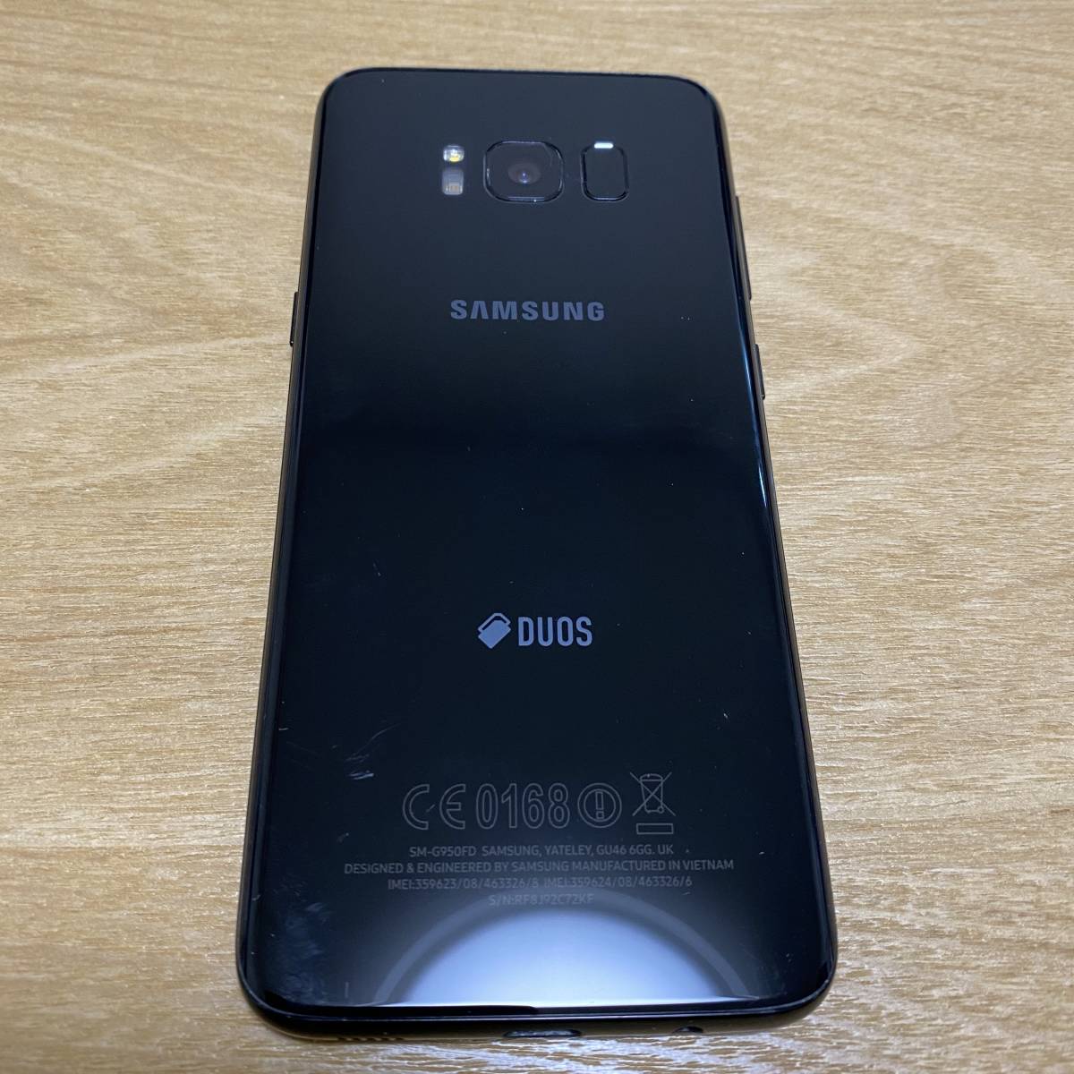 Samsung サムスン Galaxy S8 SM-G950FD Dual SIM版 SIMフリー 5.8" 64GB Midnight ...