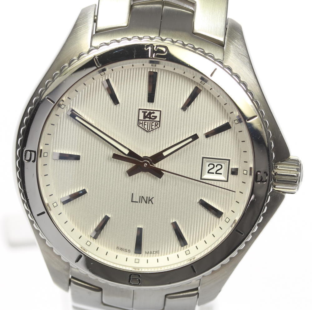 良品 TAG HEUER タグホイヤー リンク WAT1111 クォーツ メンズ ev15(リンク)｜売買されたオークション情報、yahooの ...