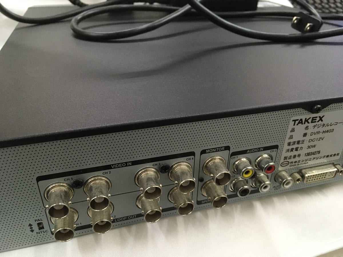 TAKEX タケックス 4chデジタルレコーダーDVR-H403 ジャンク品(防犯カメラ)｜売買されたオークション情報、yahooの商品情報をアーカイブ公開 - オークファン（aucfan.com）