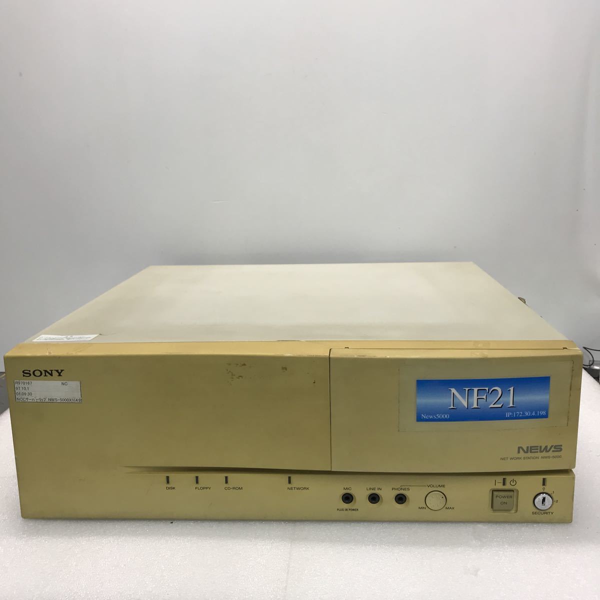 TL3029 SONY NEWS NWS-5000X 動作未確認 現状品 200121(パソコン)｜売買されたオークション情報、yahooの ...