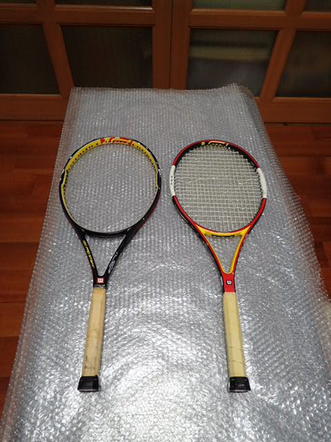 Wilson ウィルソン硬式テニスラケットn CODe18×20 nPS 95とPRO STAFF TOUR 2本(ウィルソン)｜売買された ...