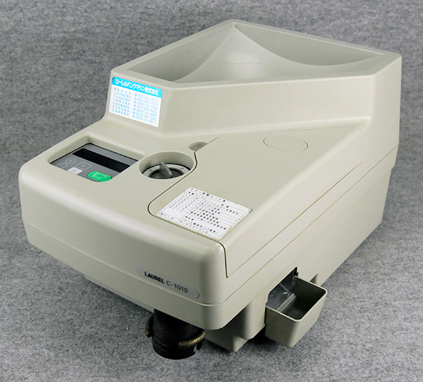 O 硬貨計算機/コインカウンター C-1010 ローレルバンクマシン/LAUREL(店舗用品)｜売買されたオークション情報、yahooの商品 ...