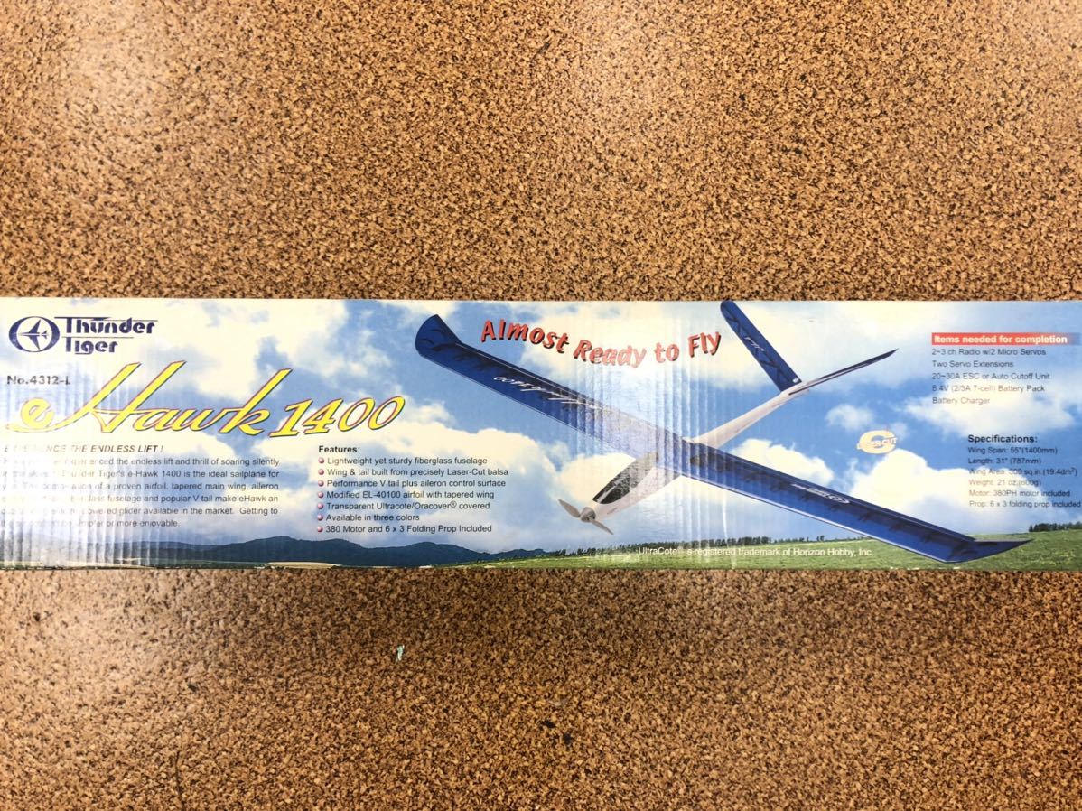 品 Thunder Tiger Hawk 1400 Eホーク1400 飛行機 模型 グライダー サンダータイガージャパン(その他)｜売買された ...