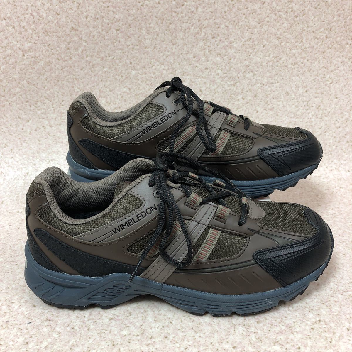 H0682 品 ウィンブルドン WIMBLEDON メンズ スニーカー ランニングシューズ 運動靴 靴 シューズ 26.0cm 4E ダークブラウン(26.0cm)｜売買されたオークション情報 ...