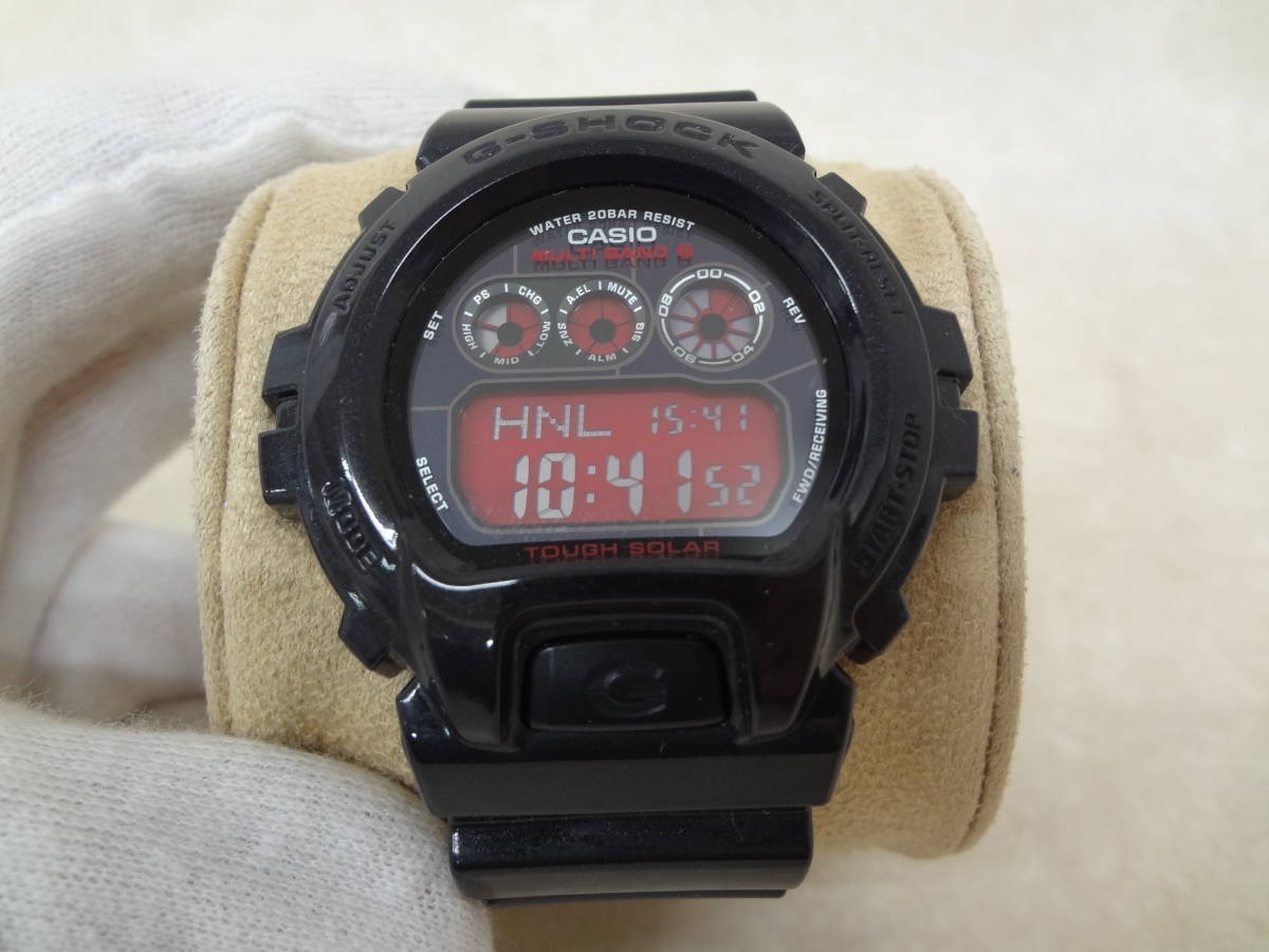 ＃16760 可動品 G-SHOCK GW-6900CC ブラック×レッド(G-SHOCK)｜売買されたオークション情報、yahooの商品情報 ...