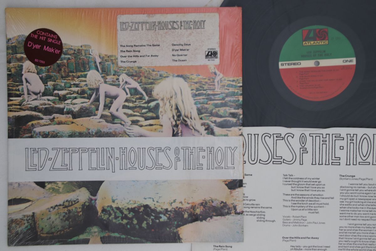 米LP Led Zeppelin Houses Of The Holy SD7255 ATLANTIC /00400(Led Zeppelin ...