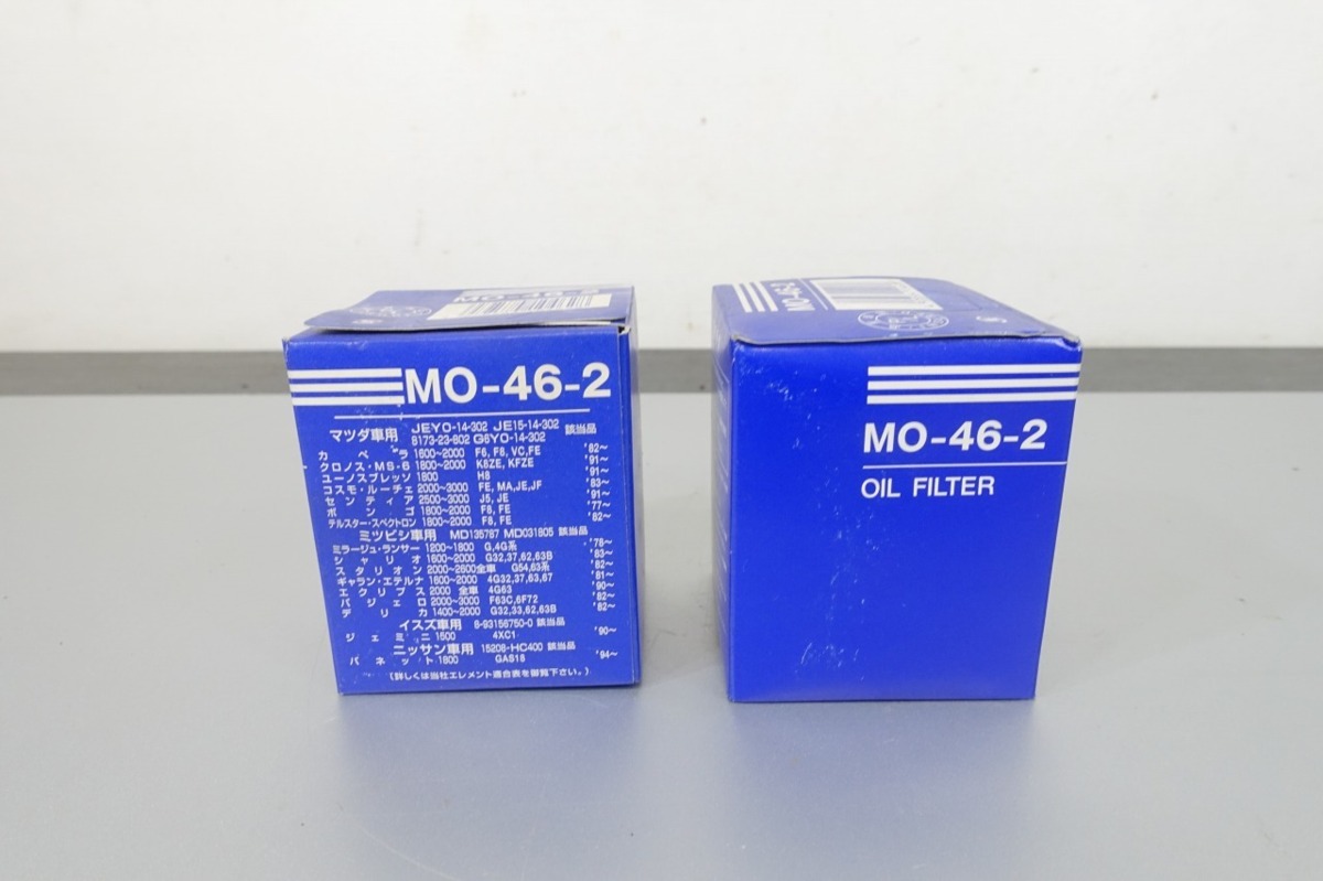 2個セット オイルフィルター MO-46-2 純正品番 JEYO-14-302/JE15-4-302/MD135787/MD031805/8 ...