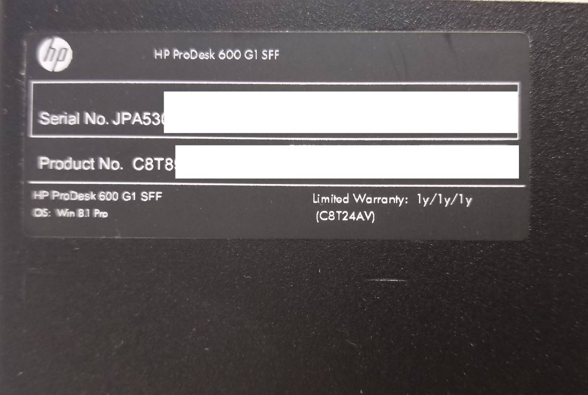 驚速 究極PC HP i5-4590 3.7GHz x4/8GB 新SSD:240GB+大容量HDD:1000GB Win10Pro Ms ...