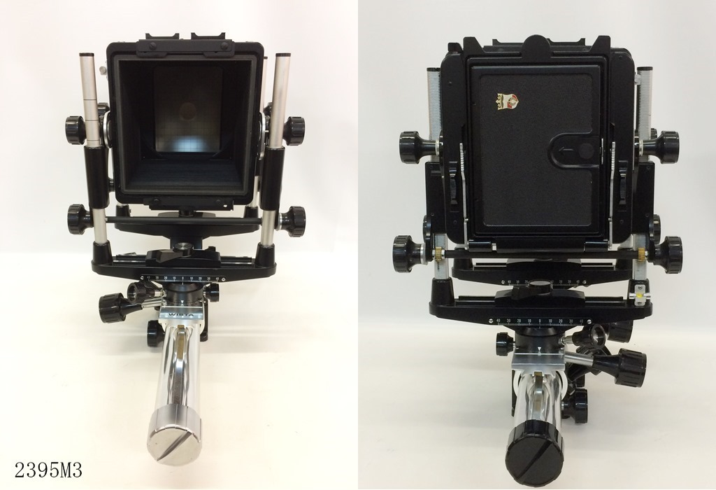 WISTA ウィスタ M450 レールビュー ボディ 4×5 大判 フィルム カメラ 蛇腹 説明書 ハードケース付 2395M3.(大判 ...