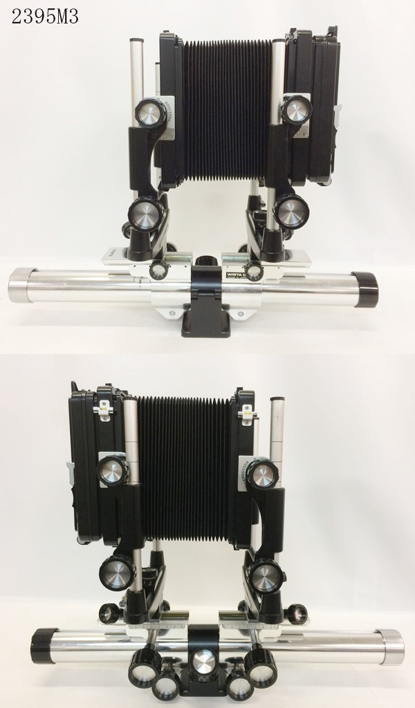 WISTA ウィスタ M450 レールビュー ボディ 4×5 大判 フィルム カメラ 蛇腹 説明書 ハードケース付 2395M3.(大判 ...