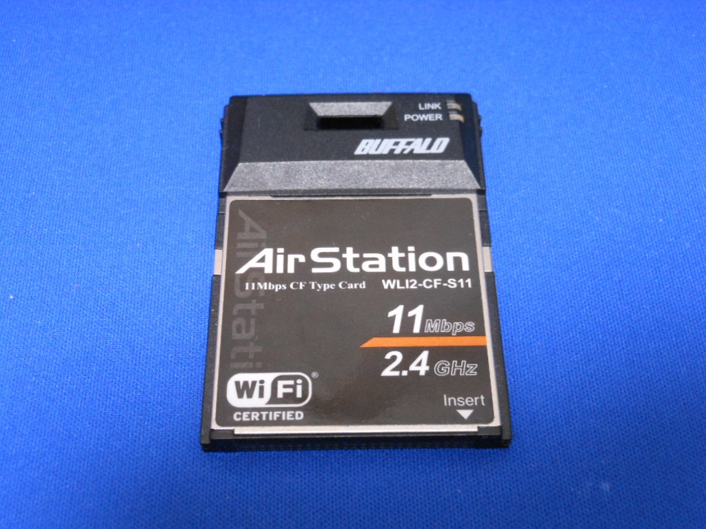 BUFFALO AirStation CF型 無線LANカード WLI2-CF-S11(Windows CE)｜売買されたオークション情報 ...