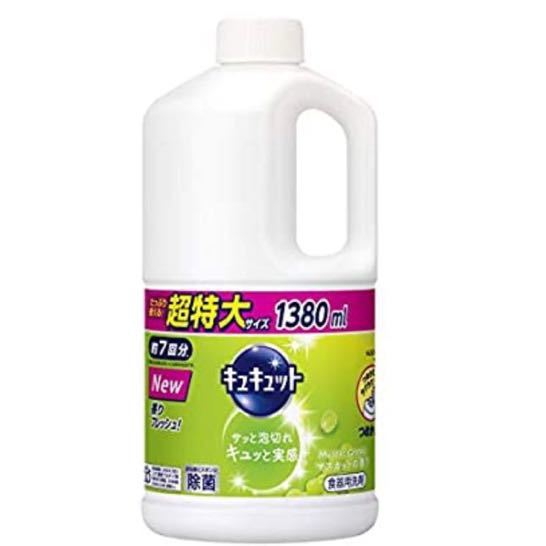 大容量 キュキュット 食器用洗剤 マスカットの香り 詰め替え 1380ml(洗濯用品)｜売買されたオークション情報、yahooの商品情報をアーカイブ公開 - オークファン（aucfan.com）