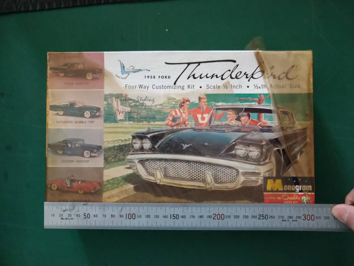 Monogram/1958 FORD THUNDERBIRD 1/24 MODEL KIT(フォード)｜売買されたオークション情報、yahoo ...