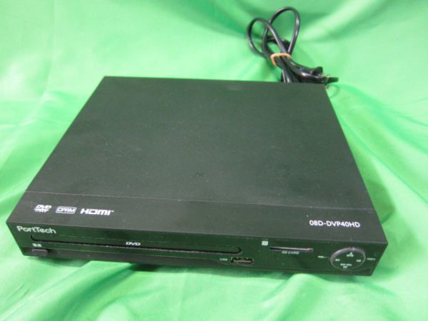 コーナンオリジナル PortTech DVDプレイヤー 08D-DVP40HD 再生専用機器 通電確認済(ポータブルプレーヤー)｜売買されたオークション情報、yahooの商品情報をアーカイブ ...