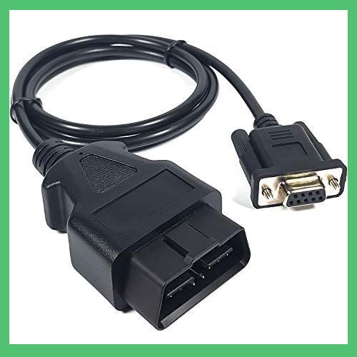 目玉 UART Female DB9 Port to OBD2 OBDII 16PIN Cable fits USB2CAN ...
