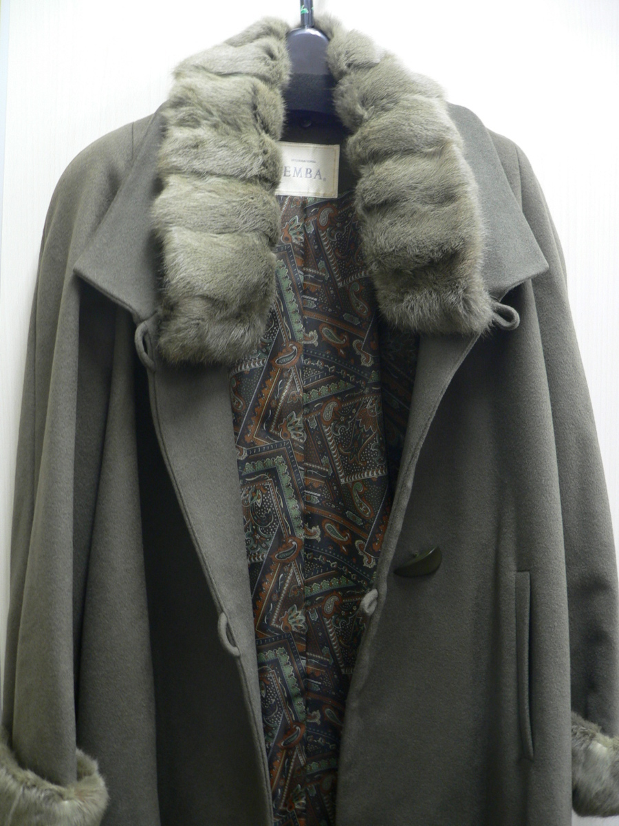 り6 EMBA エンバ カシミヤ 100% ロングコート イタリー製 カーキ 裏地(その他)｜売買されたオークション情報、yahooの商品情報をアーカイブ公開 - オークファン（aucfan.com）