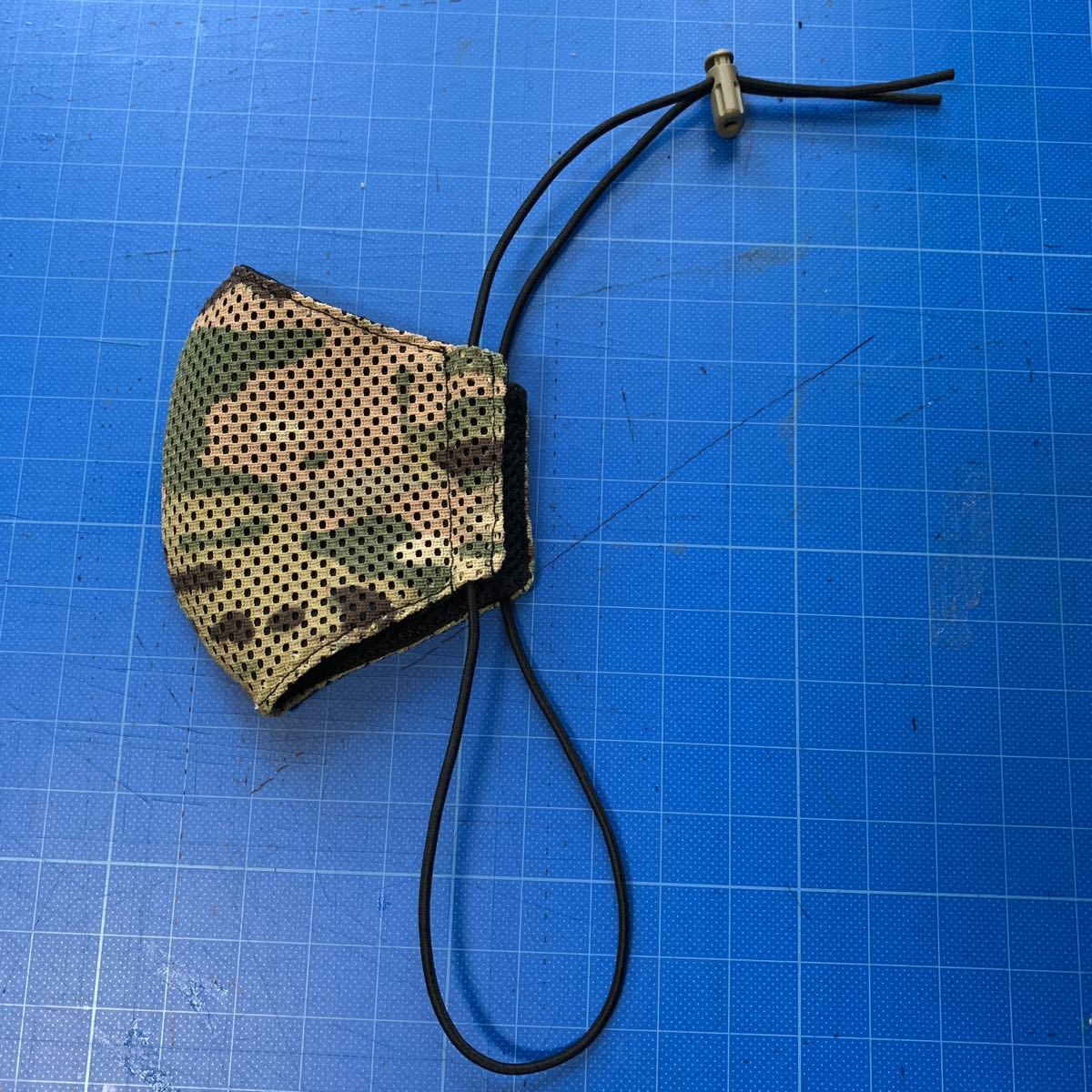 Multicam omega mesh フェイスガード フェイスマスク ハンドメイド サバゲ SEAL DEVGRU AOR1 AOR2 ...
