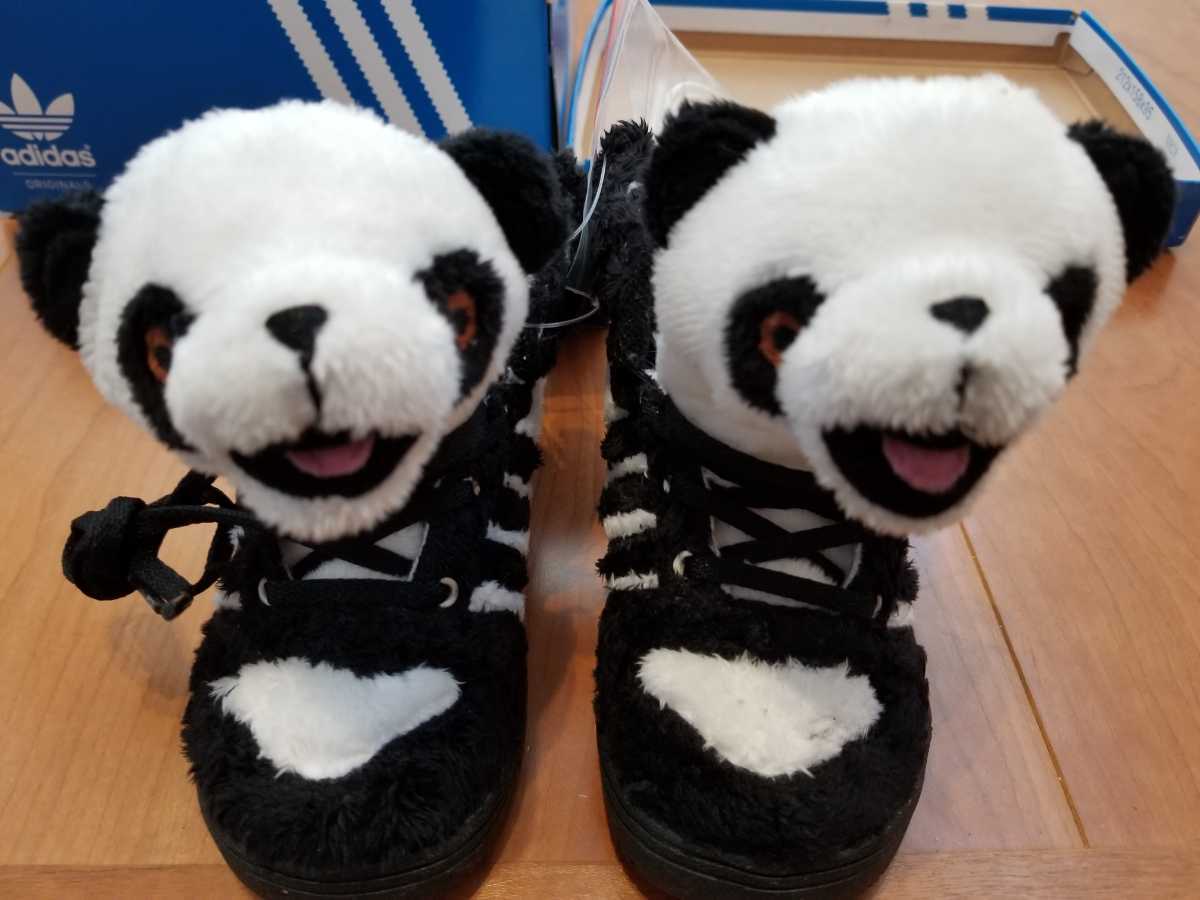 adidas ジェレミースコット JEREMY SCOTT PANDA BEAR Ⅰ キッズ スニーカー 13cm US5 1/2 箱ありタグ ...