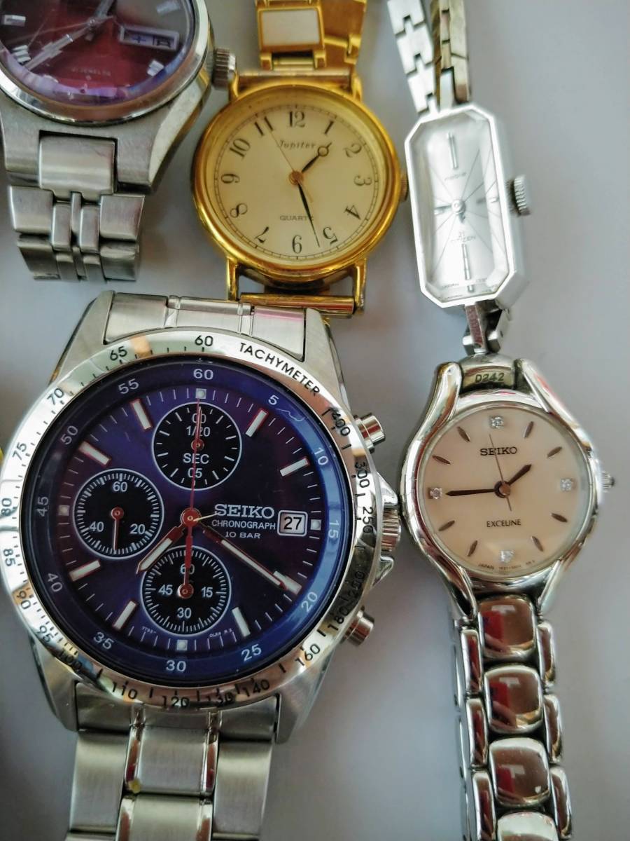 時計 おまとめセット SEIKO /GUCCI/SEIKO EXCELINE/RADO/ORIENT Jupiter/CITIZEN ...