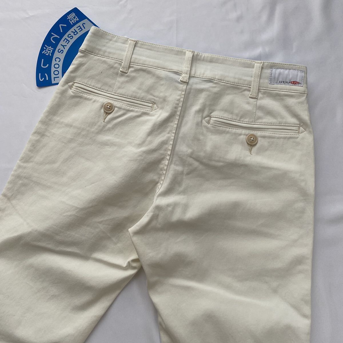 S EDWIN JERSEYS ERK03C ホワイト パンツ ボトムス エドウィン ジャージーズ クール チノパン ゴルフ ストレッチ(ボトムス)｜売買されたオークション情報、yahooの ...