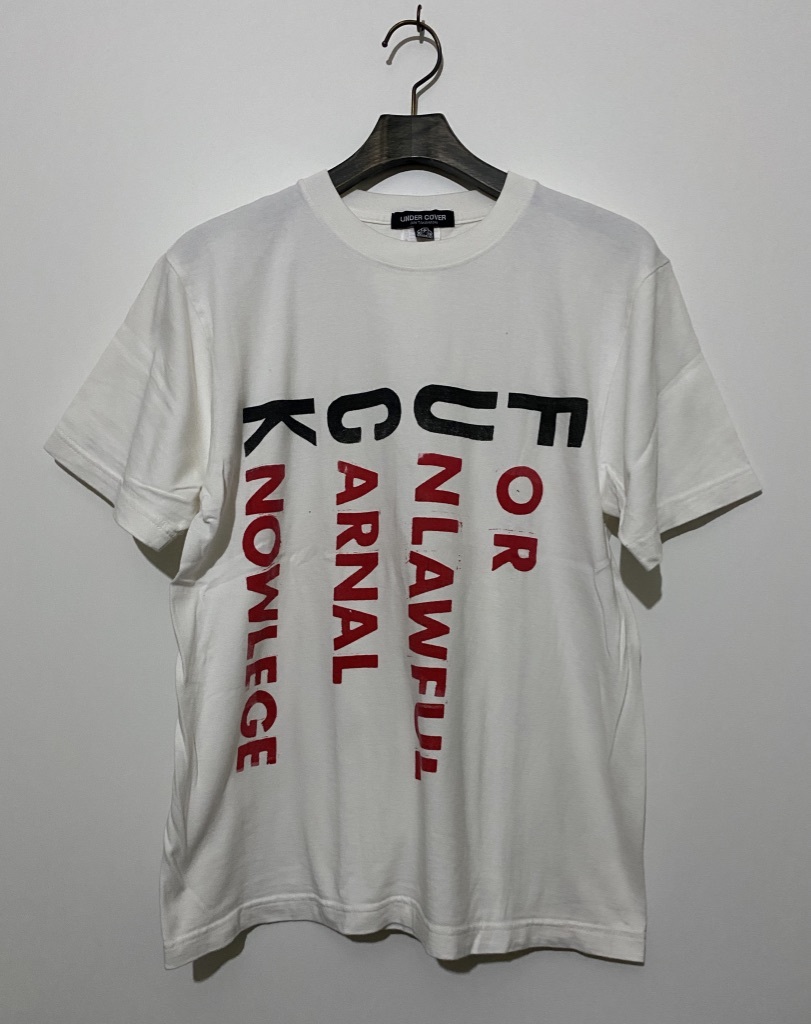 初期 UNDERCOVER VANDALIZE アンダーカバー FUCK Tシャツ M 白 ホワイト JUN TAKAHASHI 高橋盾 ジョニオ 手刷り(Mサイズ)｜売買されたオークション ...