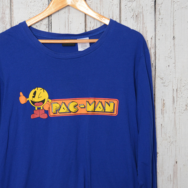 MT1544 パックマン PACKMAN ロンTシャツ L 肩幅51 ナムコバンダイ ゲーム メール便可 xq(Lサイズ)｜売買された ...