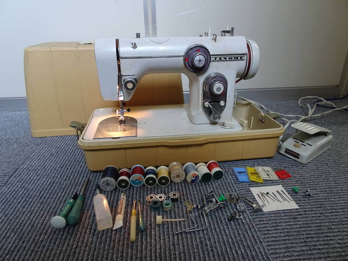 9137 ミシン JANOME ジャノメ MODEL 672 №690491246 裁縫(ジャノメ)｜売買されたオークション情報、yahooの商品情報をアーカイブ公開 - オークファン ...