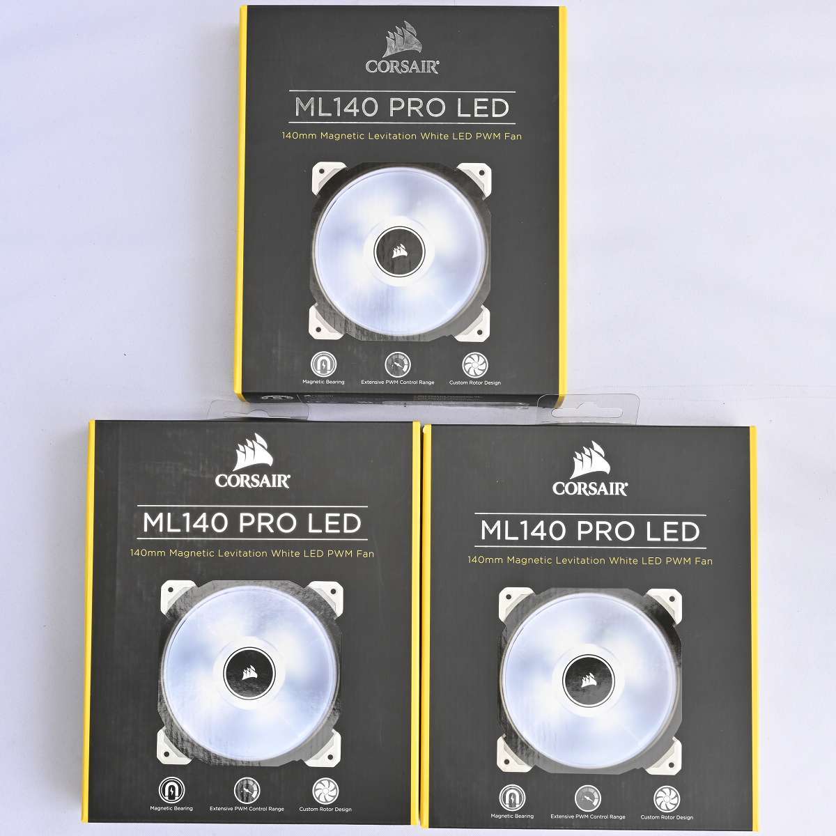 CORSAIR ML140 PRO LED White CO-9050046-WW PWM 140mm 14cm コルセア ホワイト 白(冷却 ...