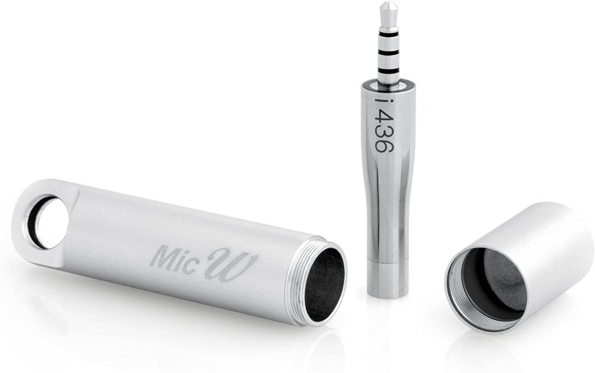 ほぼ MicW コンデンサーマイク i436kit 専用アクセサリ付属パッケージ iPhone対応 Lightning3.5ヘッドフォンジャックアダプタ付き(コンデンサーマイク)｜売買された ...