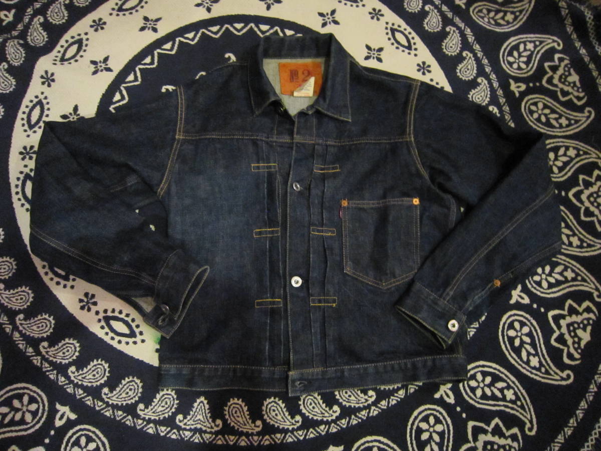 濃紺 エヴィス 38 大戦モデル 初期 LOT 1213 NO2 EVIS サイズM L ジージャン デニムジャケット(ジージャン)｜売買されたオークション情報、yahooの商品情報を ...
