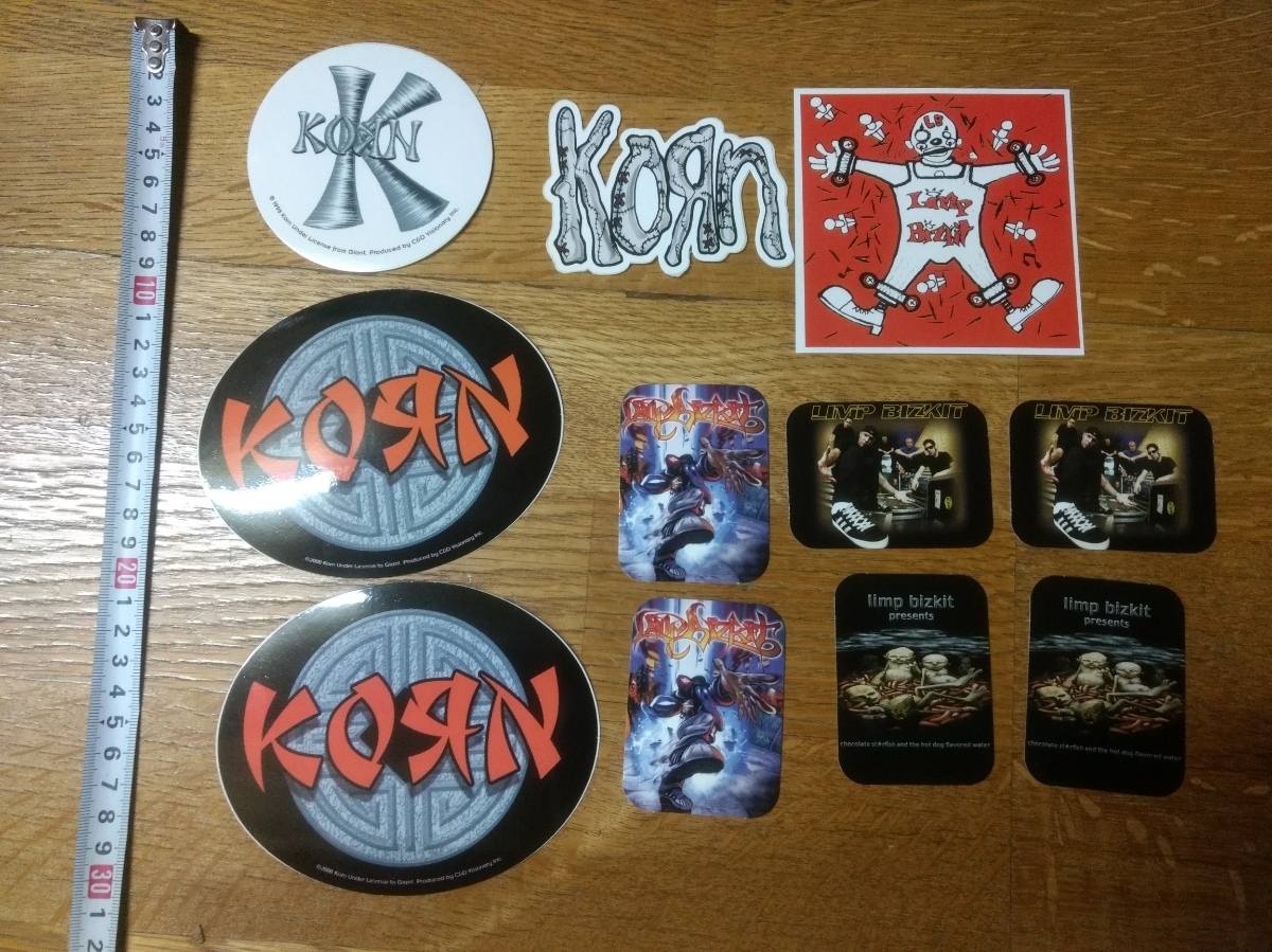 AKMS LIMP BIZKIT リンプ ビズキット CORN コーン ステッカー セット WARPED TOUR NIRVANA ...