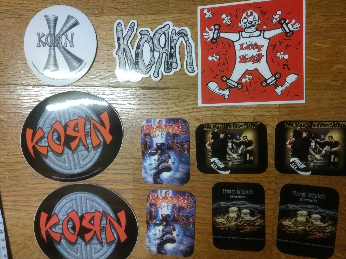 AKMS LIMP BIZKIT リンプ ビズキット CORN コーン ステッカー セット WARPED TOUR NIRVANA ...
