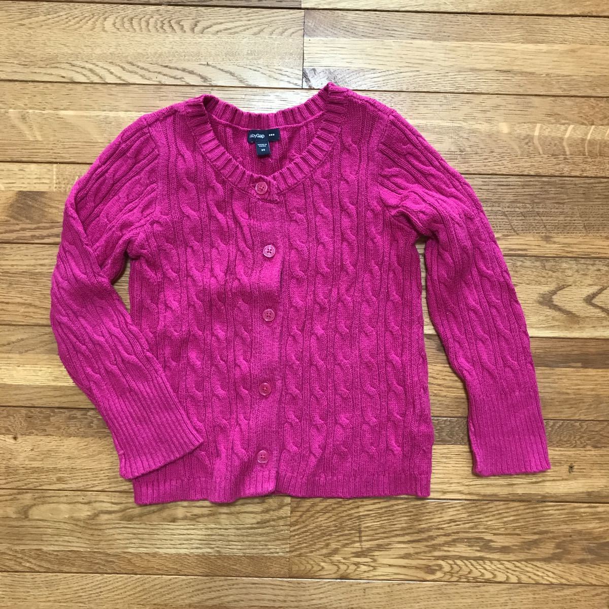 baby gap カーディガン 95 濃いピンク(カーディガン)｜売買されたオークション情報、yahooの商品情報をアーカイブ公開 - オークファン（aucfan.com）