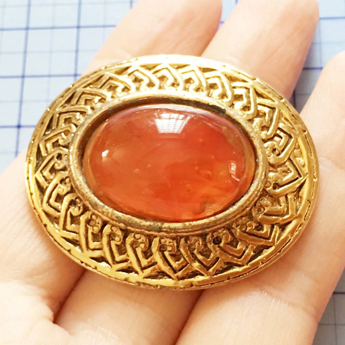 ヴィンテージ 瑪瑙風 ゴールド ブローチ NO.S289(ブローチ)｜売買されたオークション情報、yahooの商品情報をアーカイブ公開 - オークファン（aucfan.com）