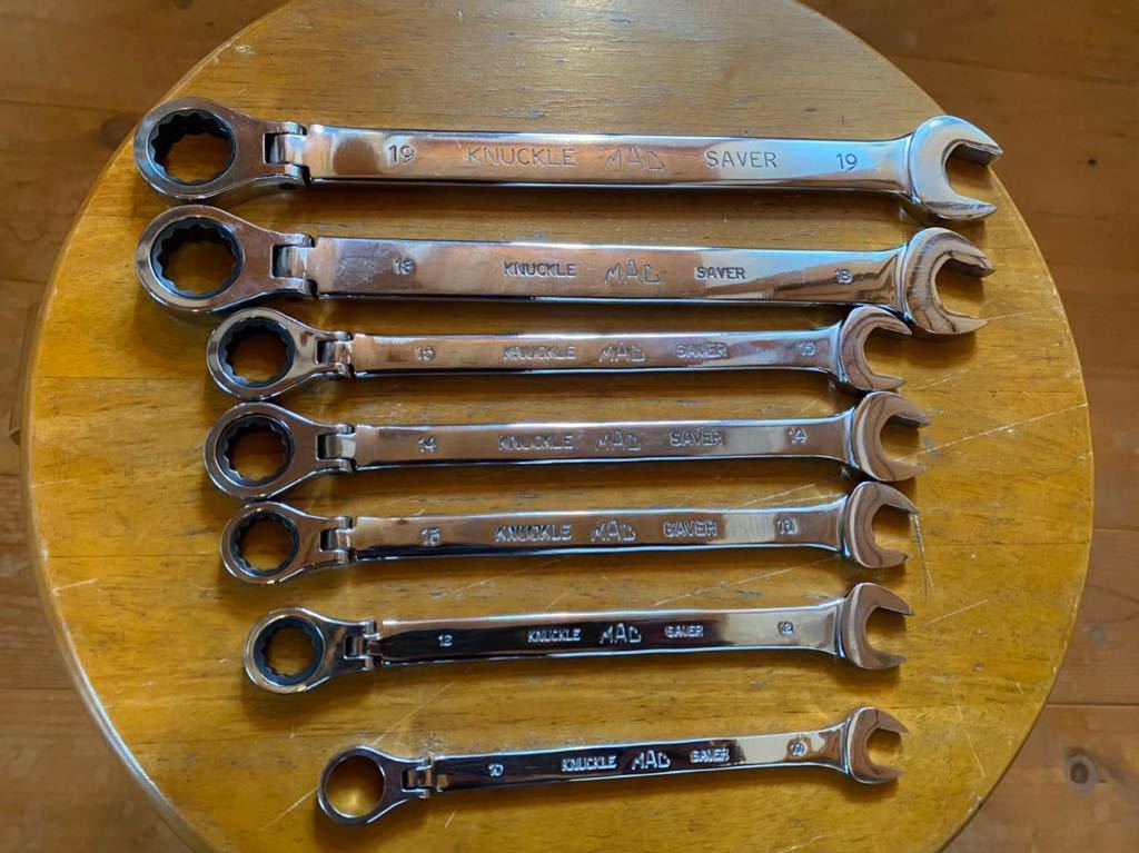 MAC TOOLS マックツールズ ナックルセーバー フレックス ラチェッテレンチセット コンビネーション KNUCKLE SAVER(コンビネーションレンチ)｜売買されたオークション情報 ...