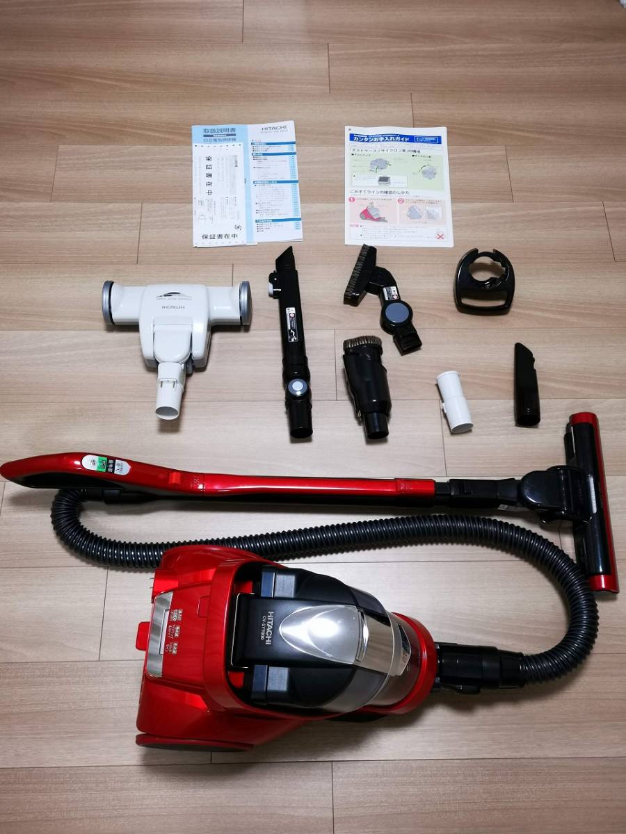 日立 電気掃除機 ＋ 電動ふとん吸口 CV-SY7000 R サイクロン掃除機 2段ブーストサイクロン HITACHI G-DF1(日立)｜売買されたオークション情報、yahooの商品情報を ...