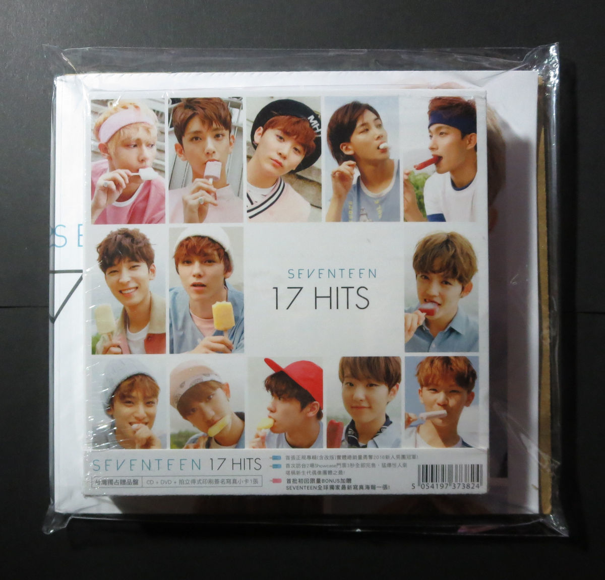 SEVENTEEN 17 HITS 台湾盤 CD DVD 折りたたみポスター 封入特典あり トレカ フォトカード HOSHI ホシ(アジアン ...