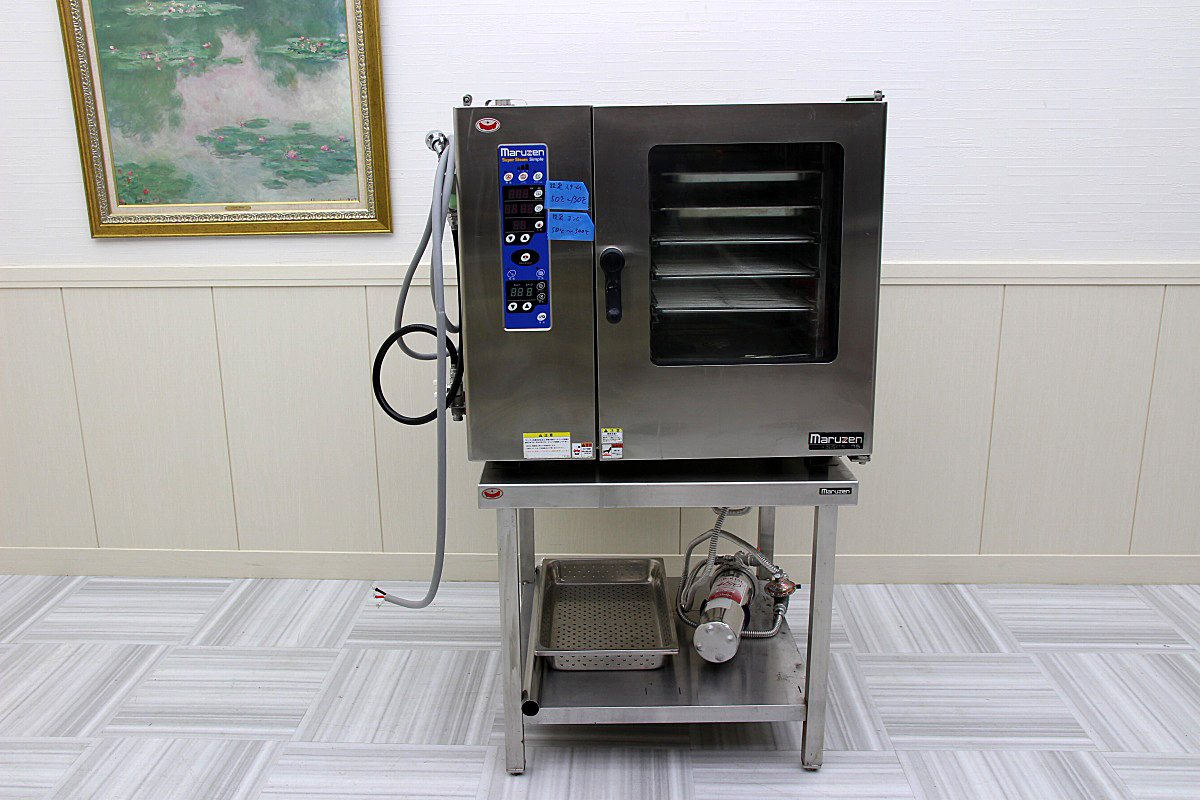 マルゼン 電気式 卓上型 スーパースチームコンベクションオーブン SSCS-05 スチコン 5段 三相200V 専用台付 店舗業務用厨房(オーブン)｜売買されたオークション情報、yahooの ...