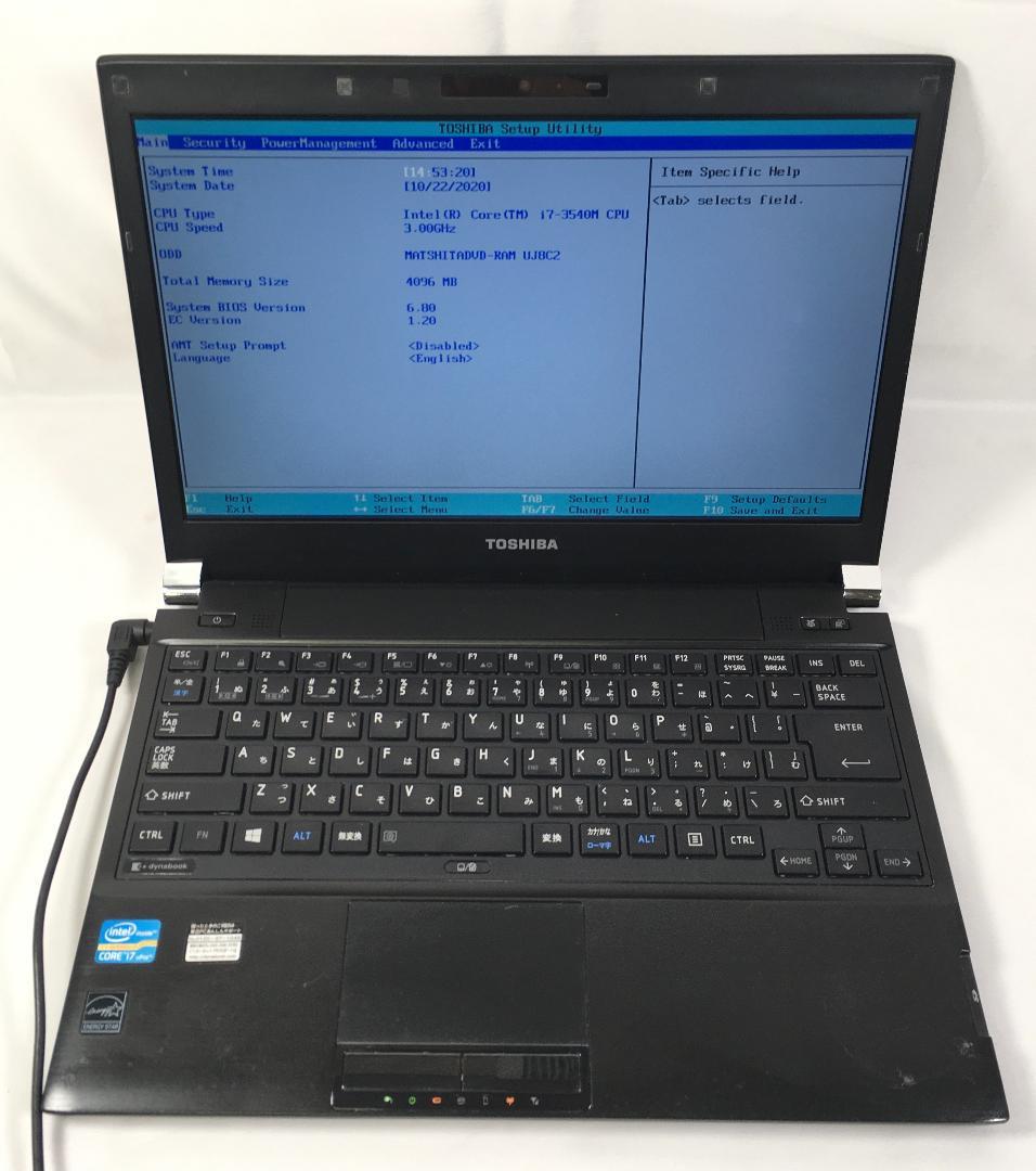 TOSHIBA dynabook R732/W2UH i7-3540M ~3.7G 16GB 新品 500GB SSD 13.3型 HD 軽量 ...