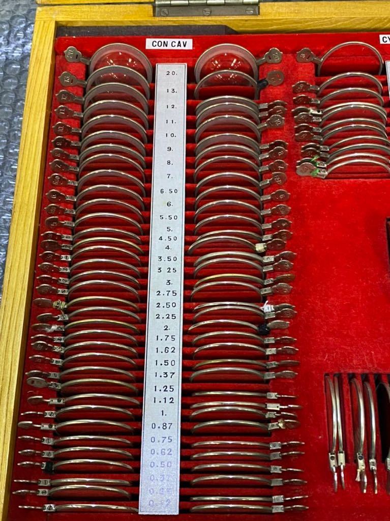 サ4240M C.MURATA HANDAYA 視力検査用 検眼レンズセット テストフレーム ケース付き 眼鏡(その他)｜売買された ...