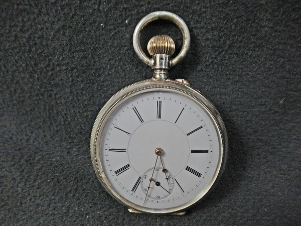 A173s ファブルブランド 懐中時計 重量約129g 7806H表記 0 800 刻印あり 手巻き 時計 アンティーク レトロ(手巻き ...