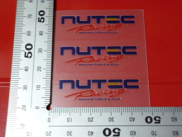 正規品 NUTEC Racing ステッカー 1シート 転写 41×11mm / ニューテック レーシング オイル ロゴ デカール(ステッカー、デカール)｜売買されたオークション情報 ...