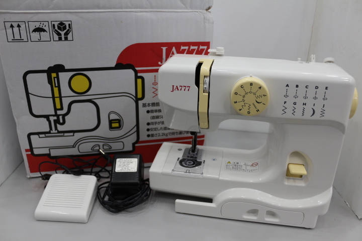 ジャノメ コンパクト軽量ミシン JA777 簡易 み 手作り カルチャー 趣味(ジャノメ)｜売買されたオークション情報、yahooの商品情報を ...