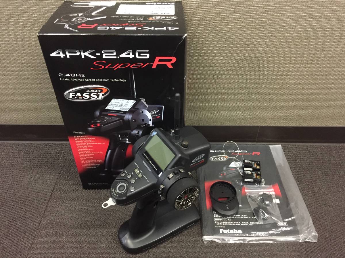 フタバ Futaba 送信機 受信機 4PK-2.4G SuperR 4PK スーパーR 4PKS プロポ レシーバー2個 R603FS 取説 ...